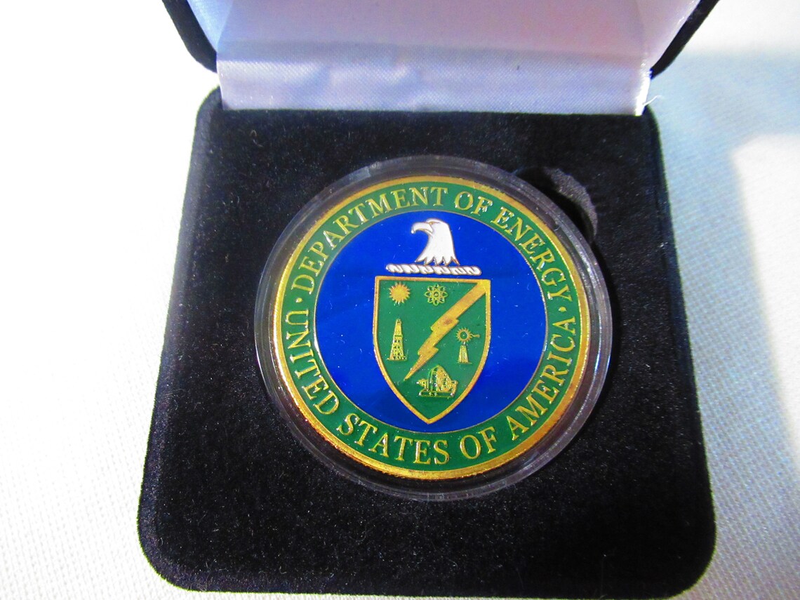 Department of Energy (DOE) Challenge Coin - Etsy