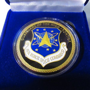 Air Force SPACE COMMAND Challenge Coin - Etsy