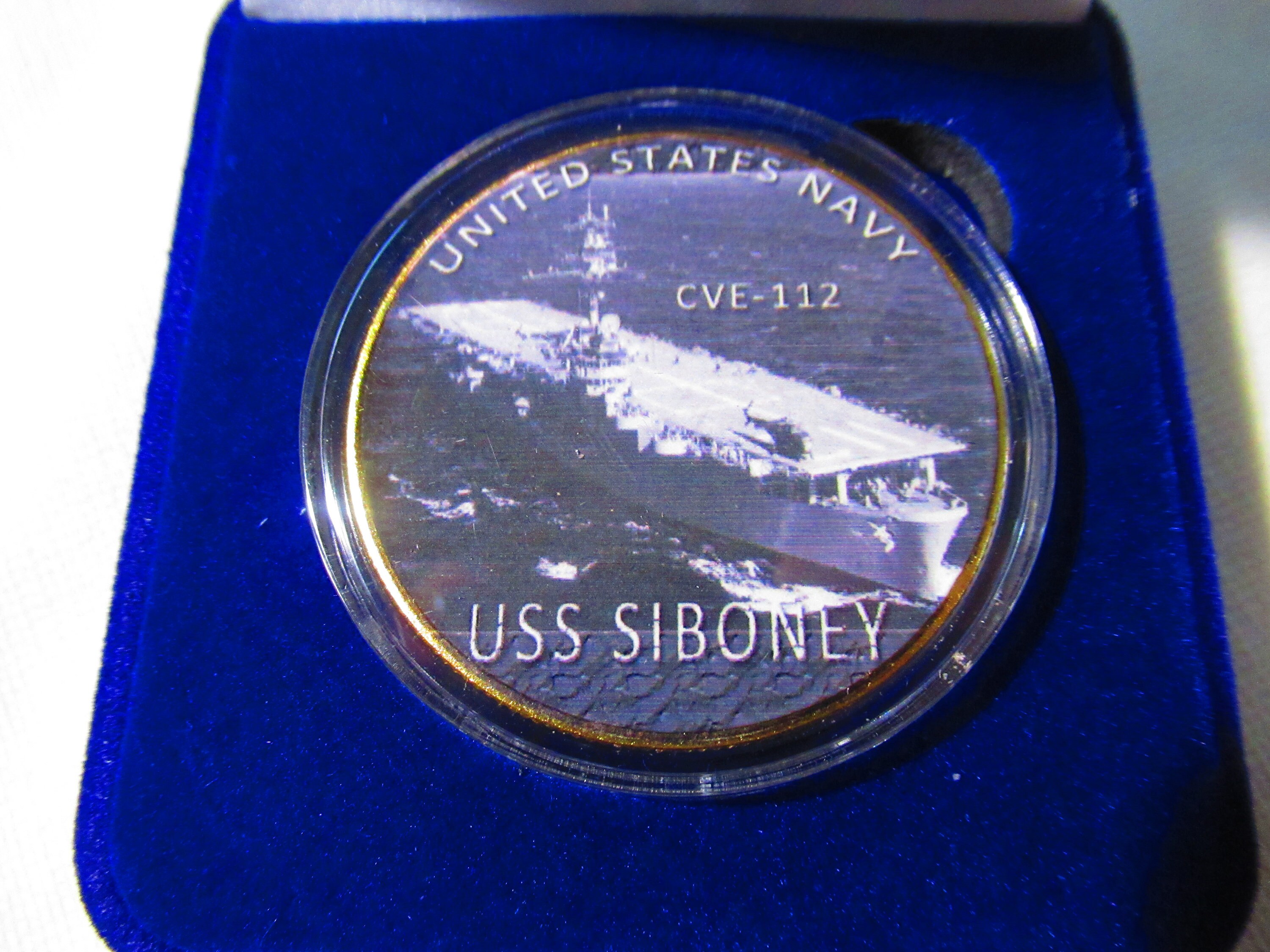 U S Navy - USS SIBONEY (CVE-112) Challenge Coin - Etsy