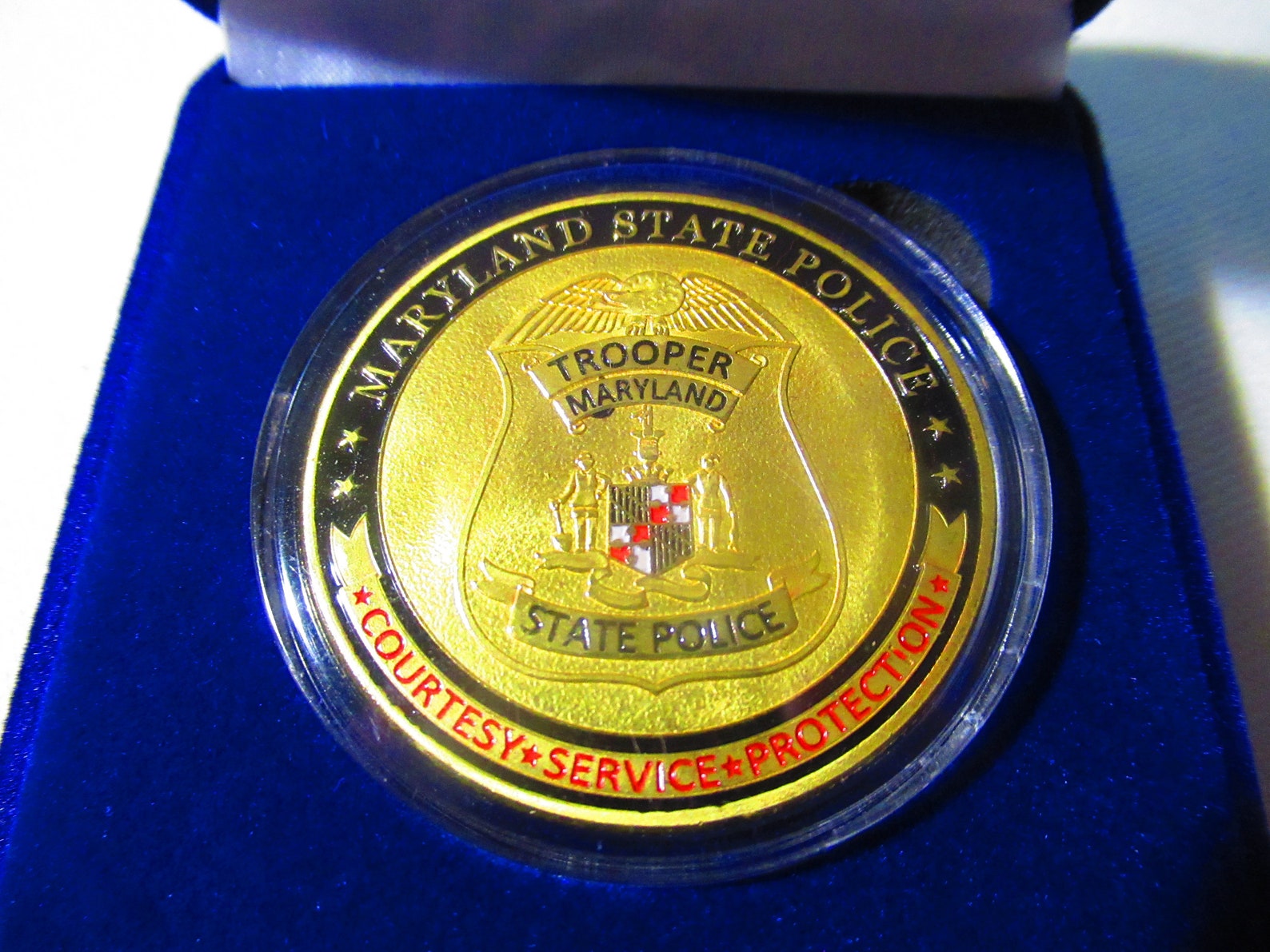 MARYLAND STATE POLICE Challenge Coin - Etsy