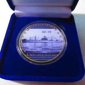 U S NAVY - USS Aldebaran (AF-10) Challenge Coin - Etsy