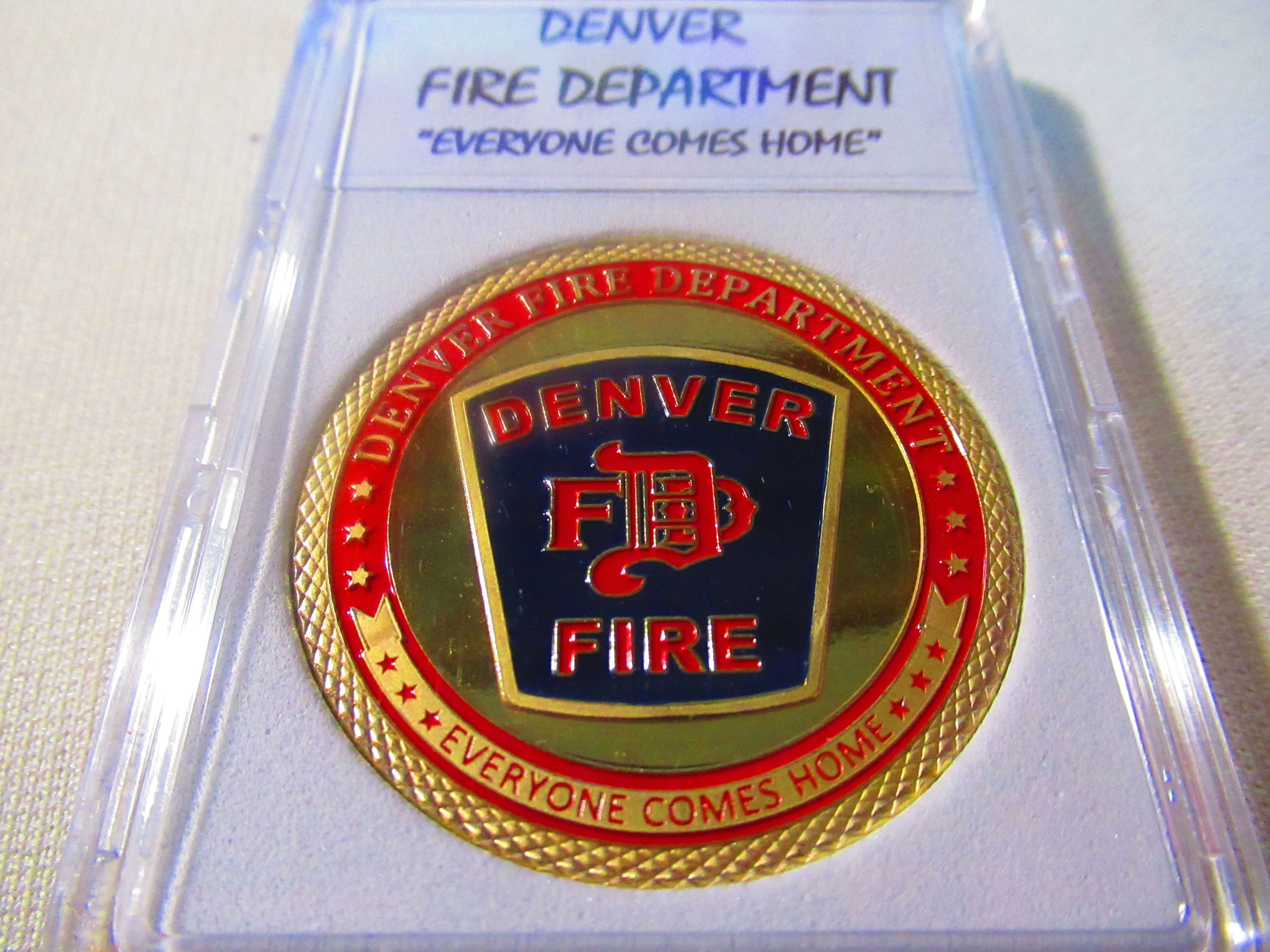 DENVER FIRE DEPT. Challenge Coin | Etsy