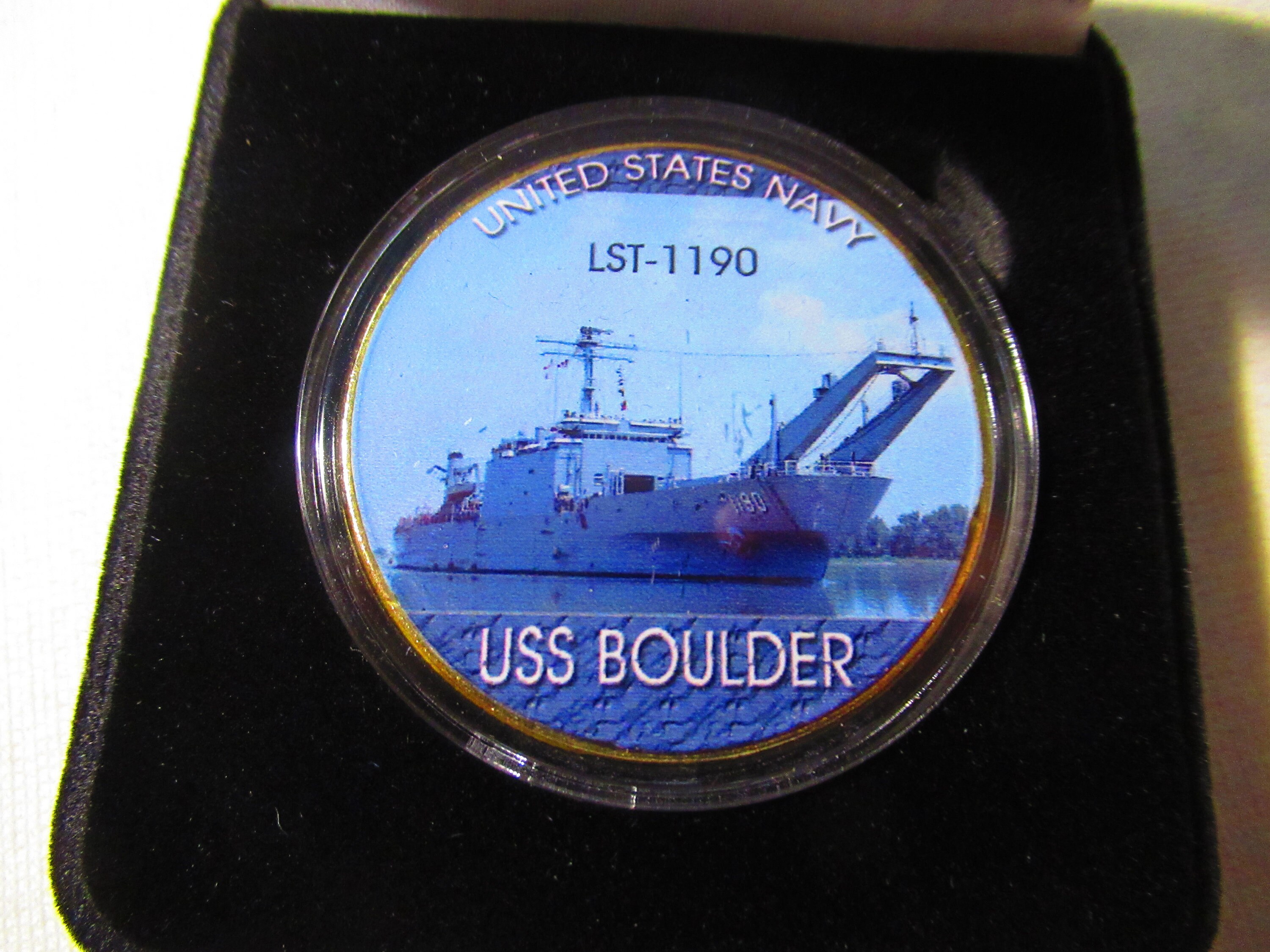 U S Navy - USS BOULDER (LST-1190) Challenge Coin - Etsy