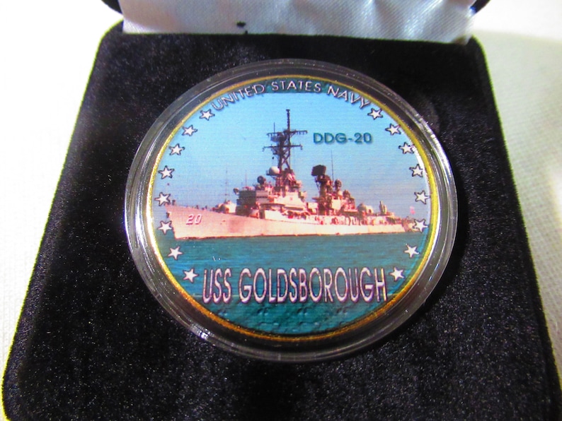 U S Navy - USS GOLDSBOROUGH (DDG-20) Challenge Coin - Etsy
