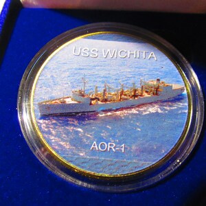 U S NAVY - USS Wichita (AOR-1) Challenge Coin - Etsy