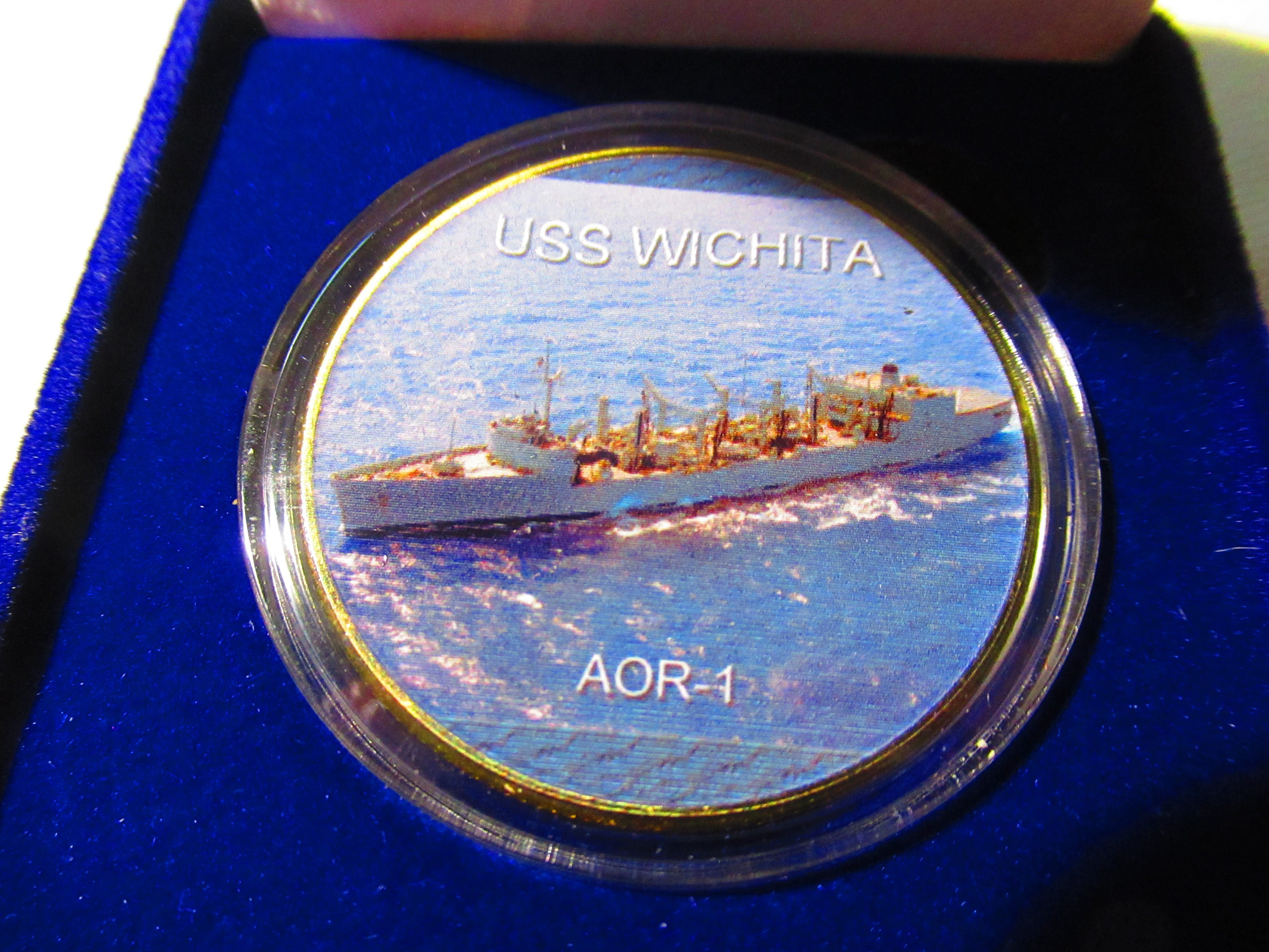 U S NAVY - USS Wichita (AOR-1) Challenge Coin - Etsy