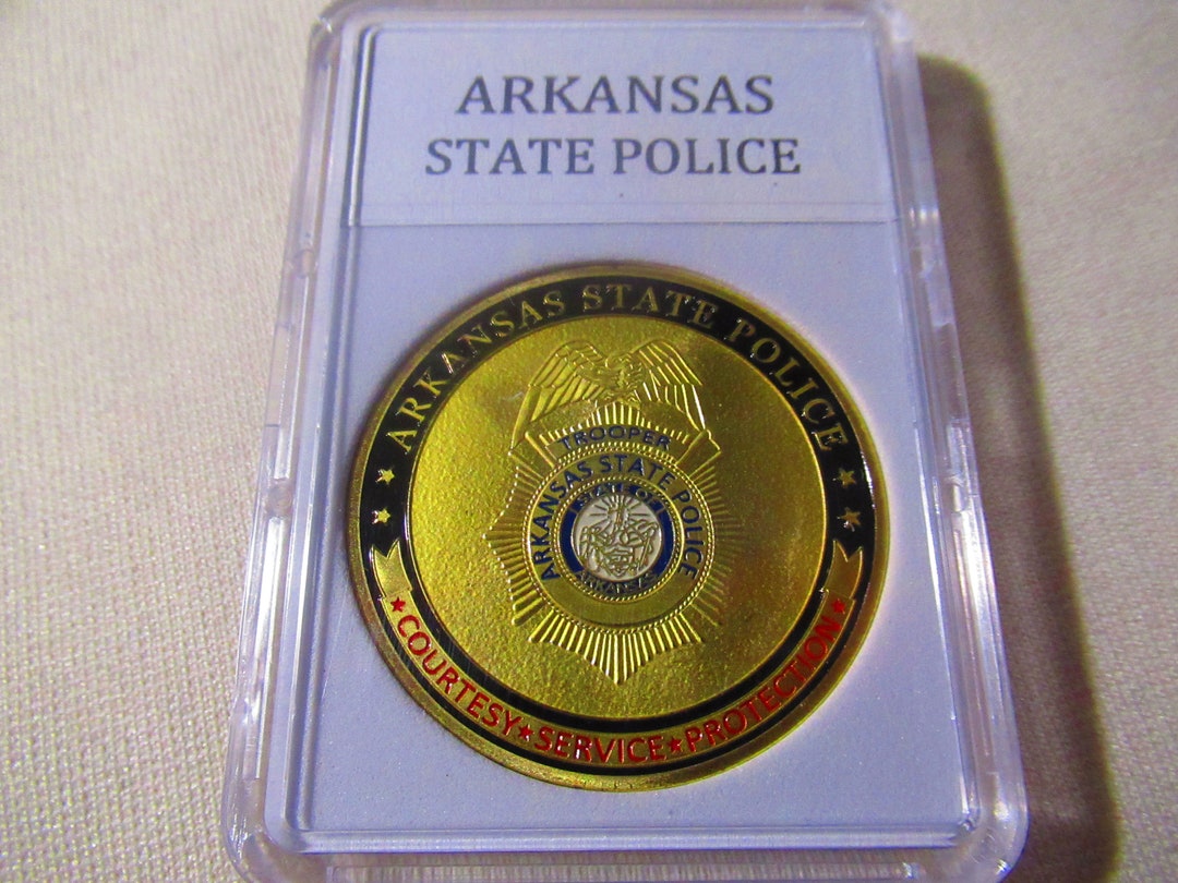 ARKANSAS STATE POLICE Challenge Coin - Etsy