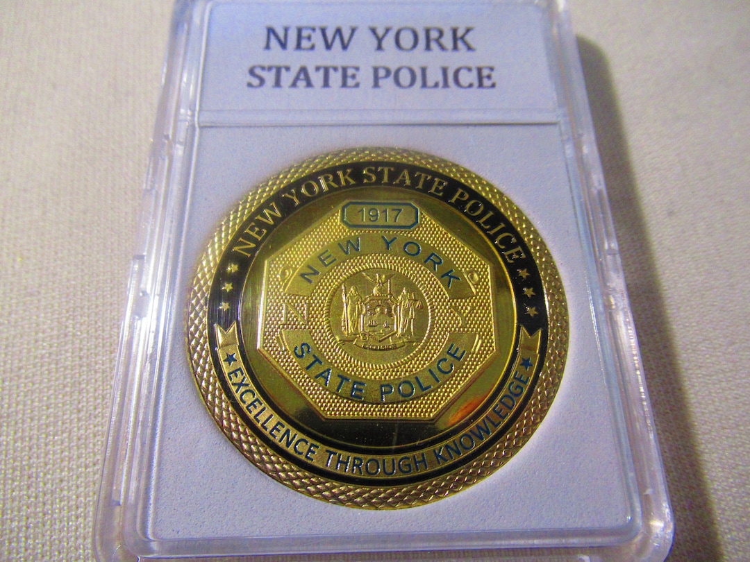 NEW YORK STATE Police Challenge Coin - Etsy