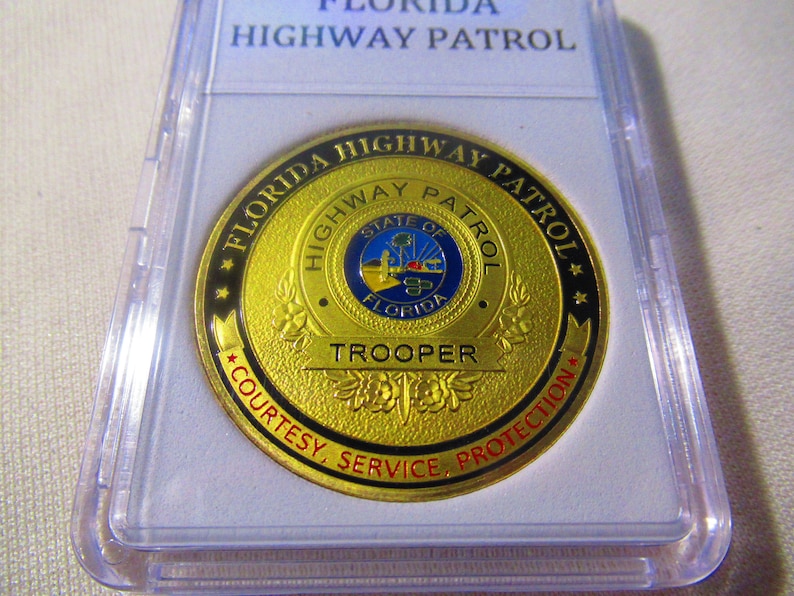 FLORIDA HIGHWAY PATROL Challenge Coin - Etsy