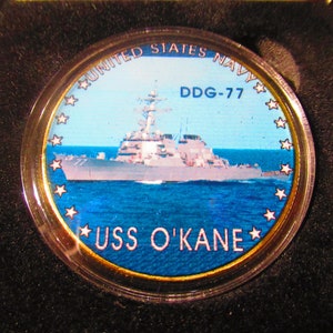 U S Navy - USS O'KANE (DDG-77) Challenge Coin - Etsy
