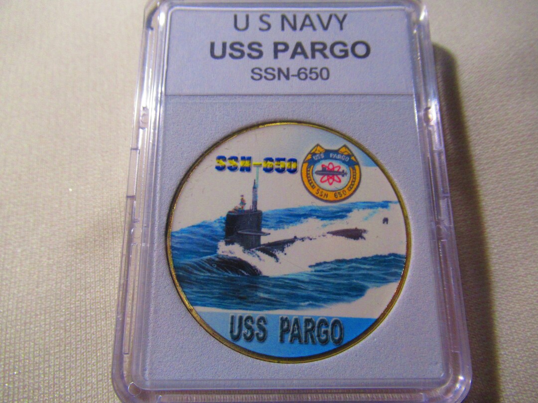U S Navy Submarine- USS PARGO / SSN-650 Challenge Coin - Etsy