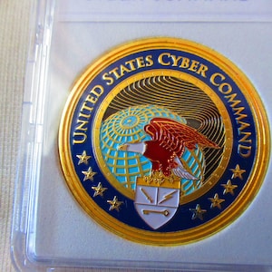 United States Cyber Command Challenge Coin - Etsy