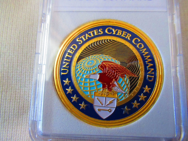 United States Cyber Command Challenge Coin - Etsy