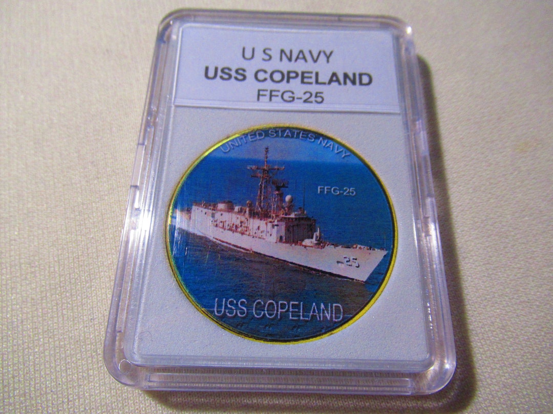 U S NAVY USS Copeland FFG-25 Challenge Coin - Etsy