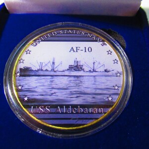 U S NAVY - USS Aldebaran (AF-10) Challenge Coin - Etsy