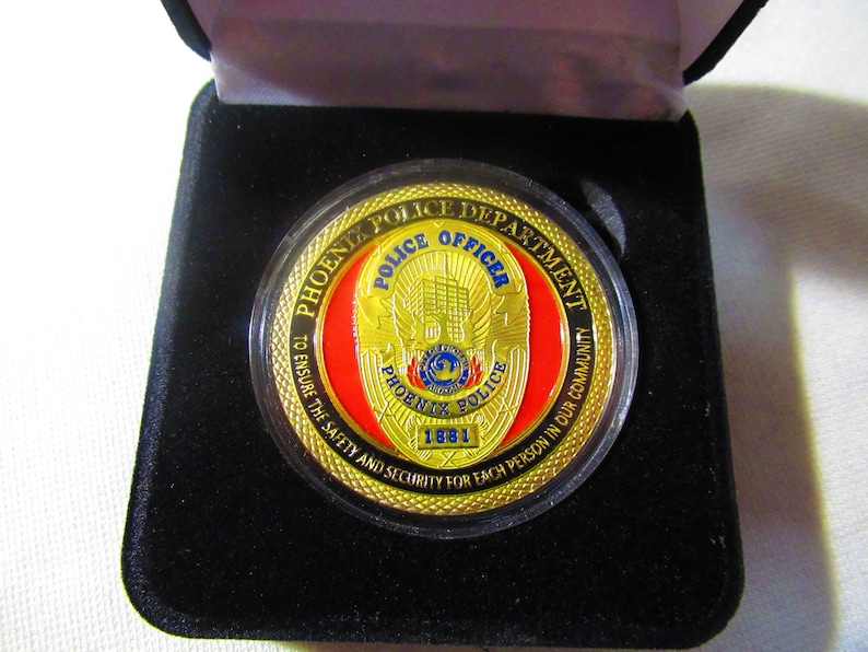 City of PHOENIX POLICE DEPT Challenge Coin | Etsy