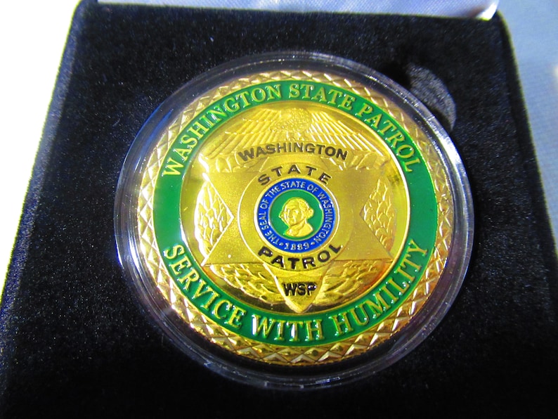 WASHINGTON STATE PATROL Challenge Coin - Etsy