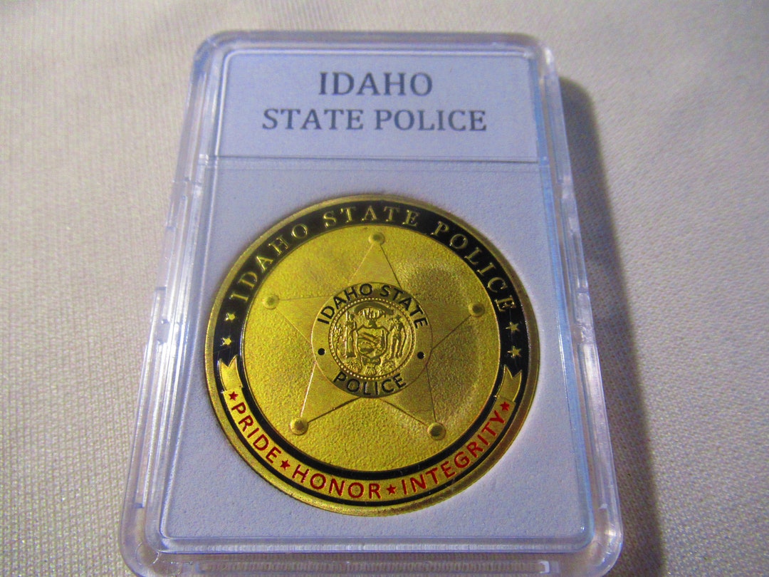 IDAHO STATE POLICE Challenge Coin - Etsy