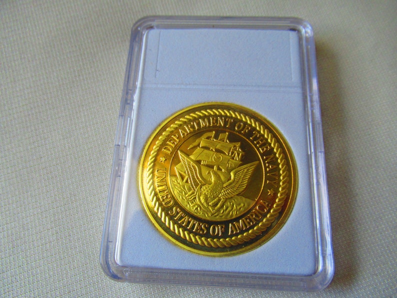 U S NAVY - USS Sacramento AOE-1 Challenge Coin - Etsy
