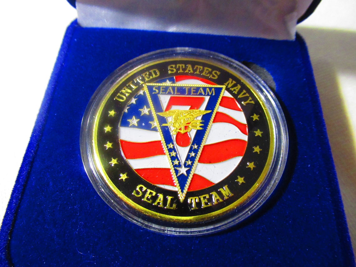 U S Navy SEAL TEAM SEVEN Challenge Coin | Etsy