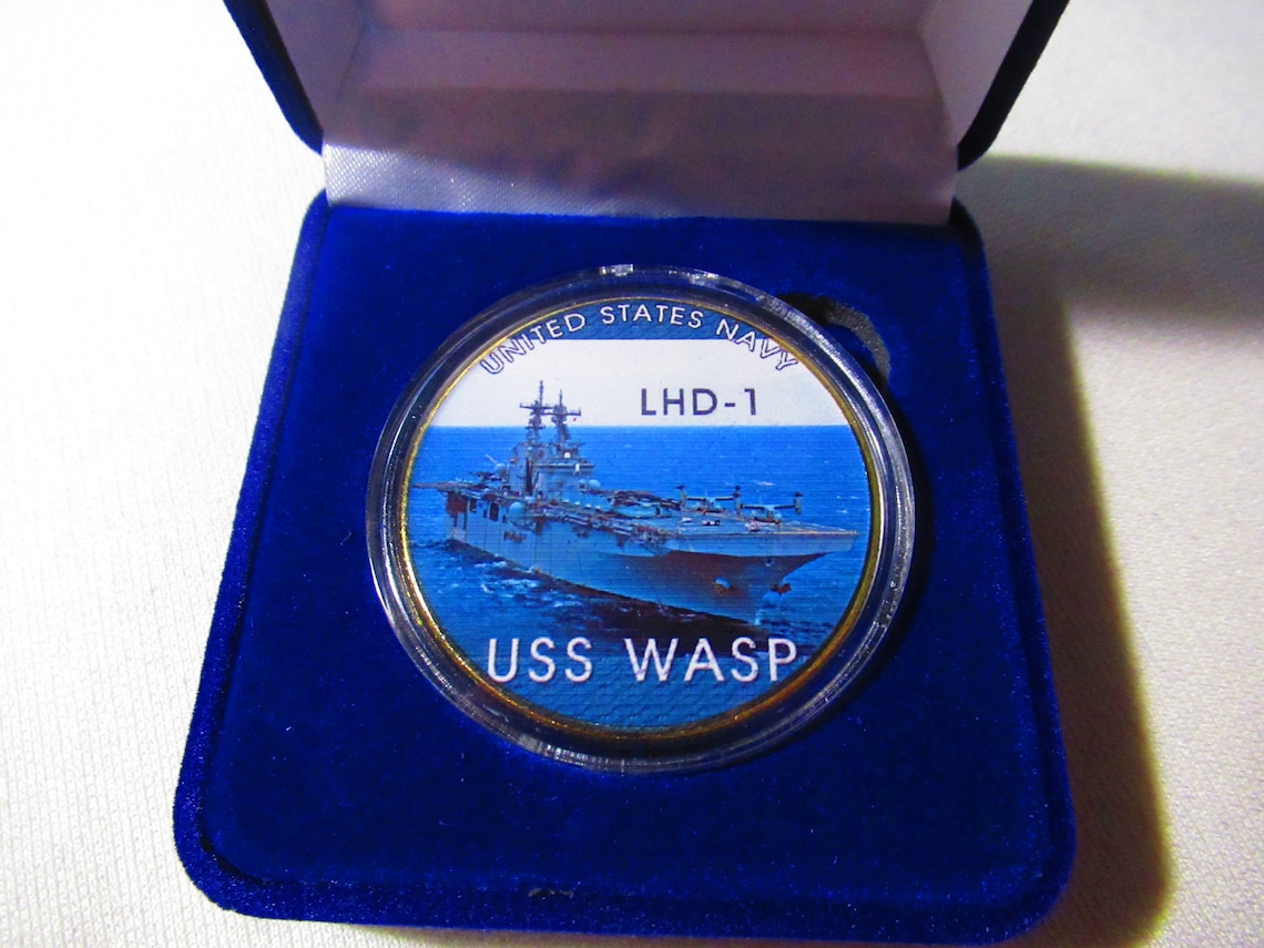 U S Navy USS WASP LHD-1 Challenge Coin | Etsy