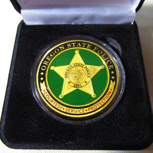 OREGON STATE POLICE Challenge Coin - Etsy