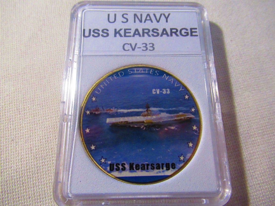 U S Navy - USS KEARSARGE CV-33 Challenge Coin - Etsy