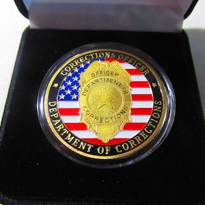 Department of Corrections Officer Challenge Coin - Etsy