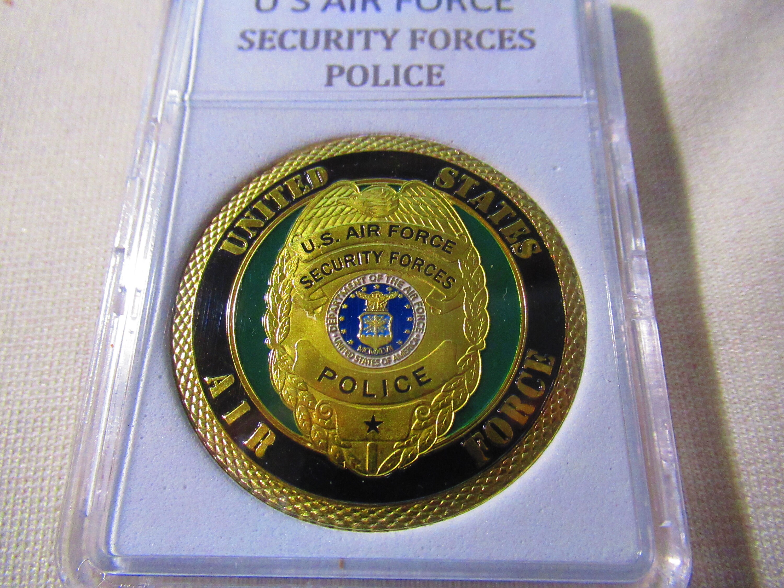 United States Air Force SECURITY FORCES POLICE Challenge Coin | Etsy