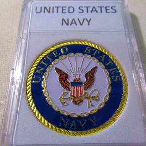 US NAVY Commemorative Challenge Coin - Etsy