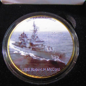 U S NAVY - USS Robert H. Mccard (DD-822) Challenge Coin - Etsy