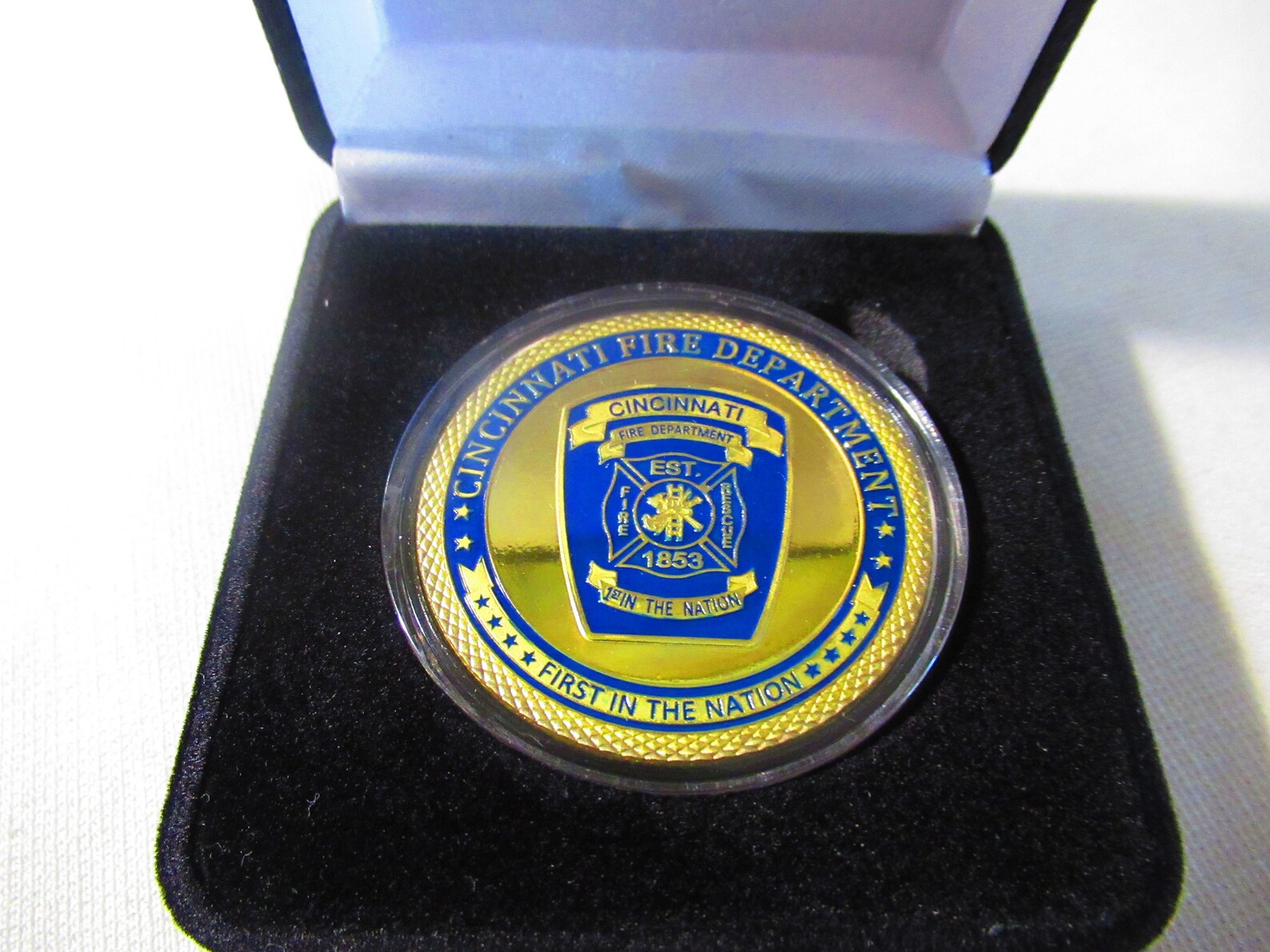 CINCINNATI FIRE DEPT. Challenge Coin - Etsy
