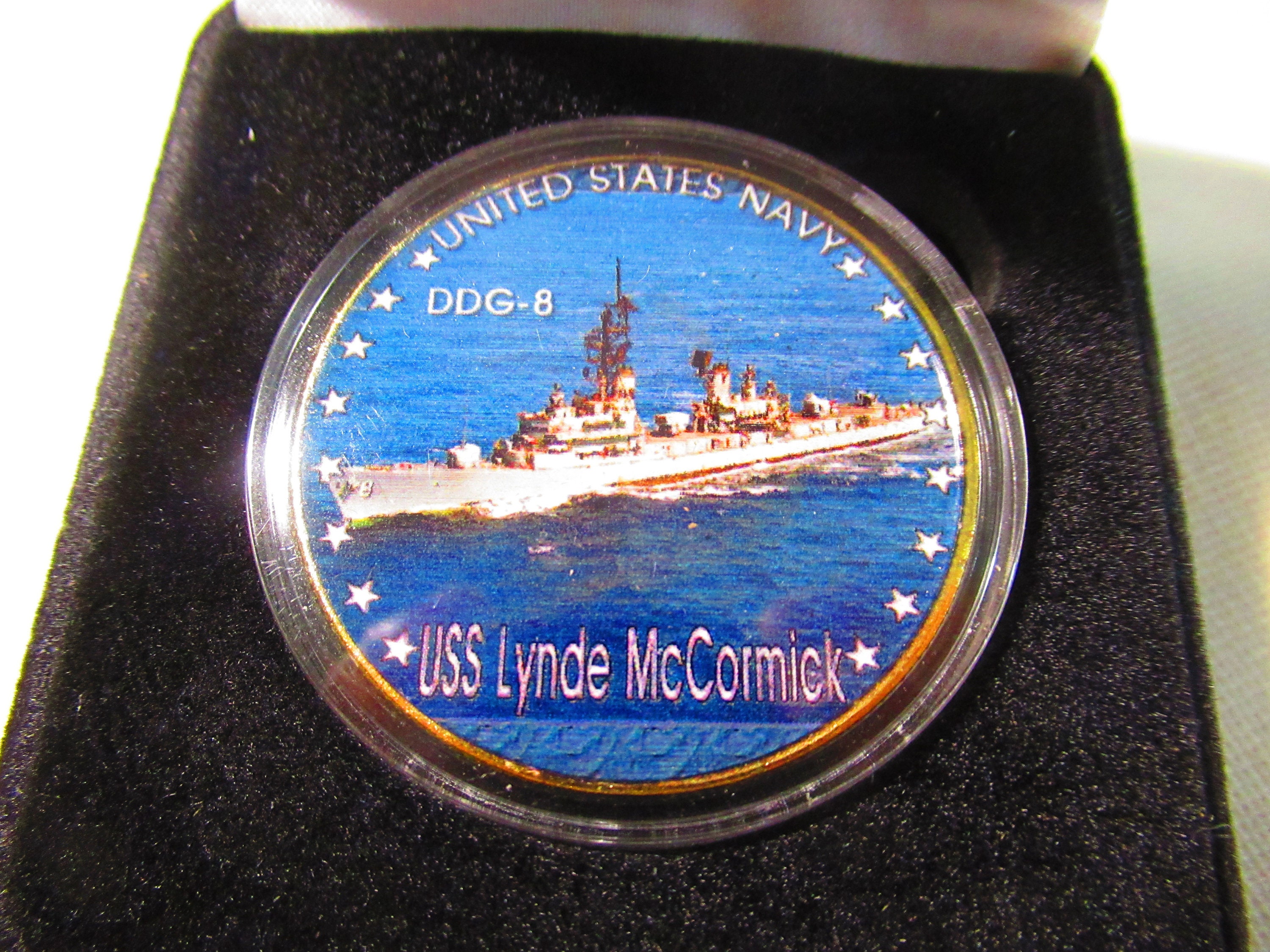 U S Navy USS LYNDE McCORMICK DDG-8 Challenge Coin | Etsy