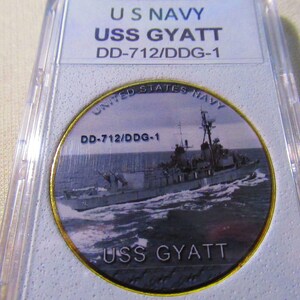 U S Navy - USS Gyatt DD-712/DDG-1 Challenge Coin - Etsy