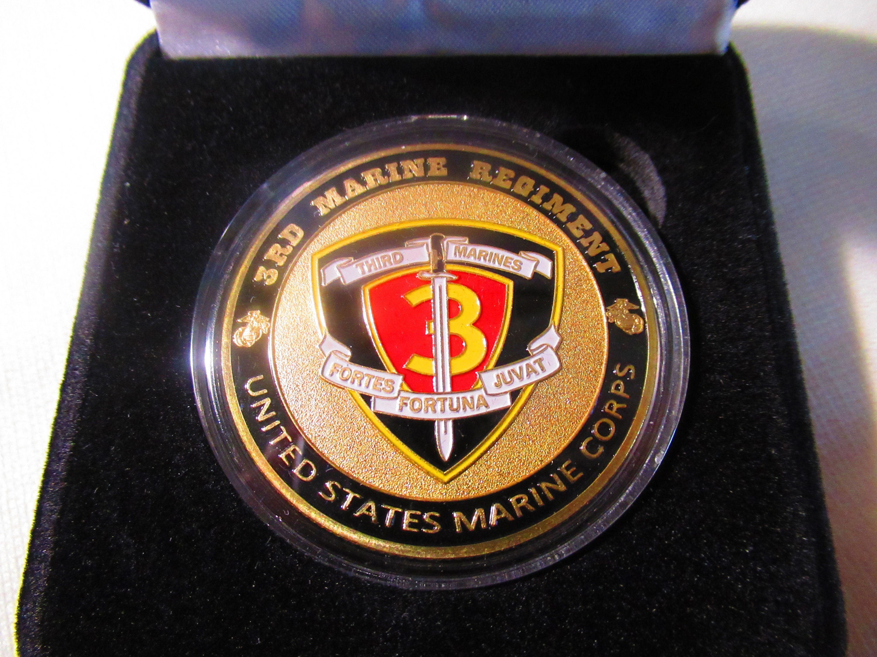 U S Marine Corps 3rd MARINE REGIMENT Challenge Coin | Etsy