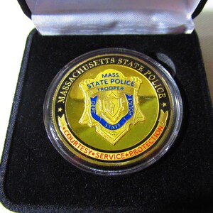 MASSACHUSETTS STATE POLICE Challenge Coin - Etsy