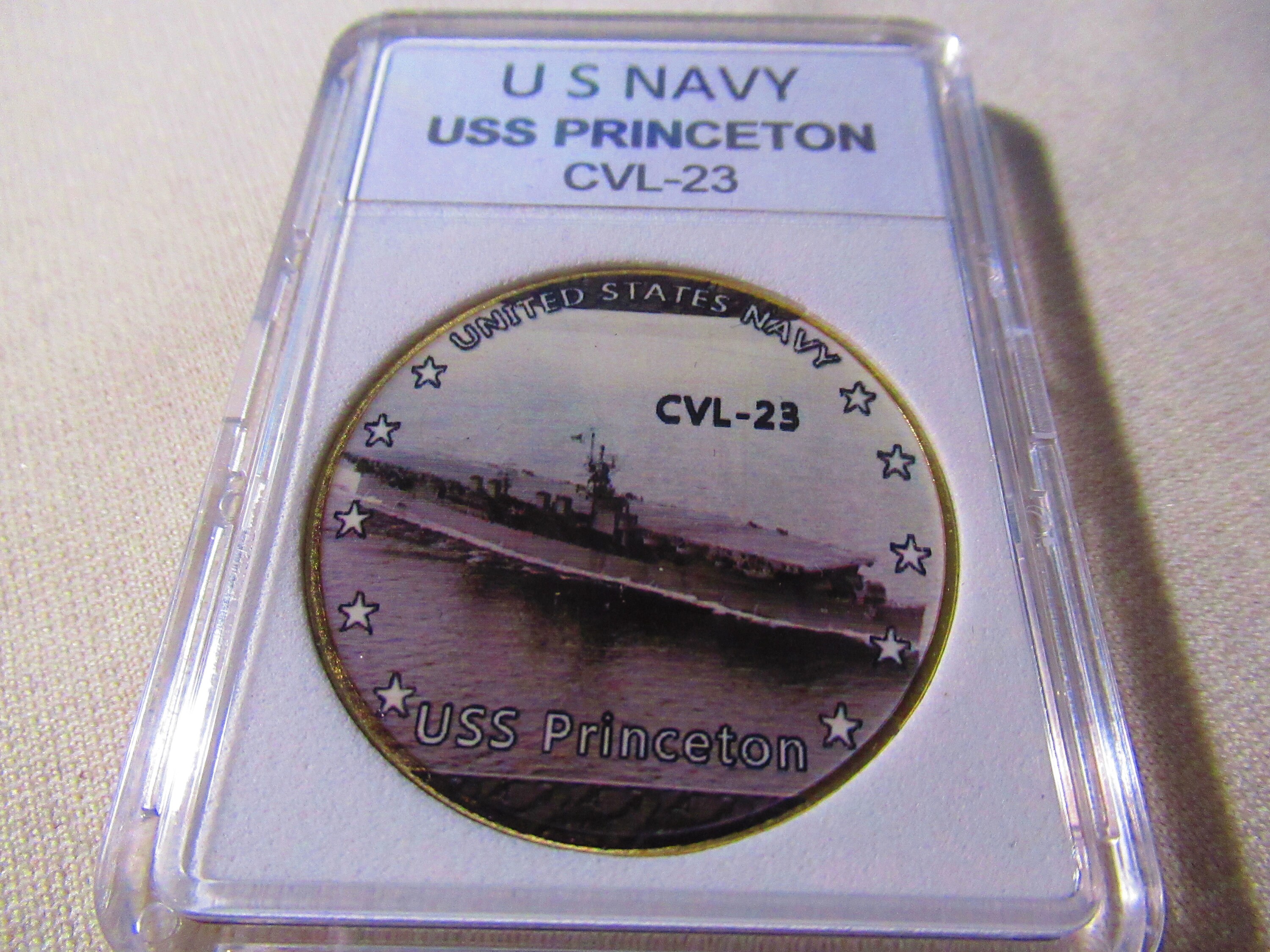 U S Navy - USS PRINCETON CVL-23 Challenge Coin - Etsy
