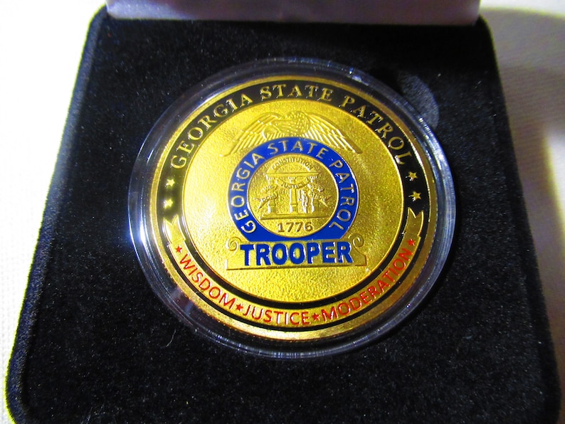 GEORGIA STATE PATROL Challenge Coin - Etsy