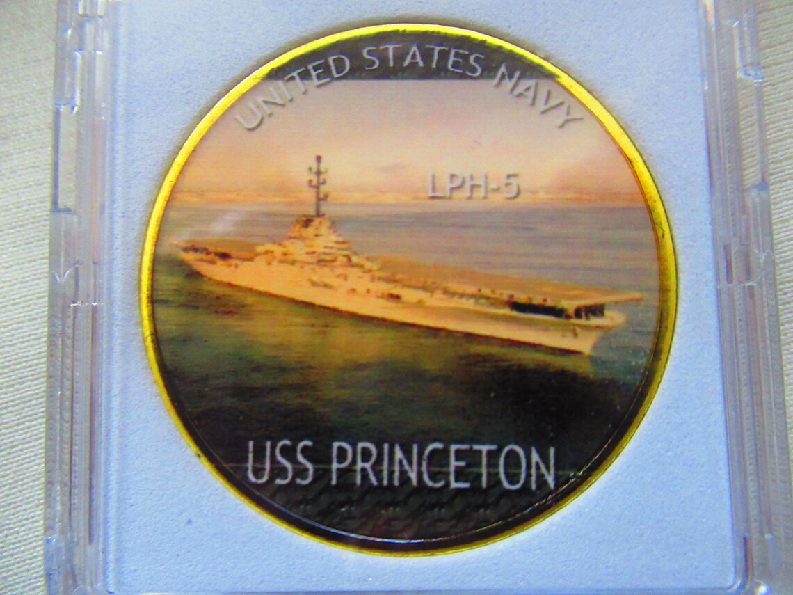 U S Navy - USS PRINCETON (LPH-5) Challenge Coin - Etsy
