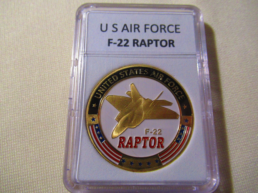 U S AIR FORCE F-22 RAPTOR Challenge Coin - Etsy