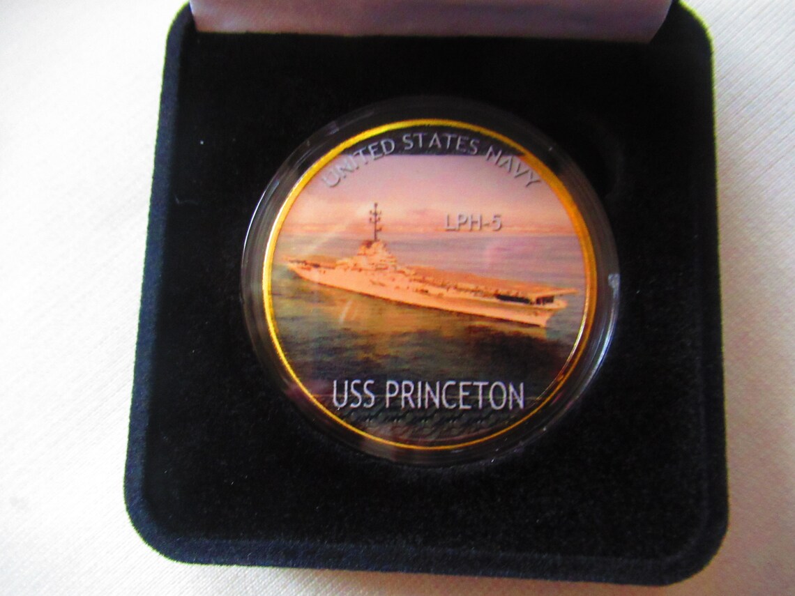 U S Navy - USS PRINCETON (LPH-5) Challenge Coin - Etsy