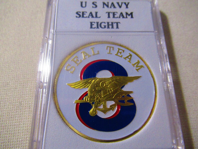 U S Navy SEAL TEAM EIGHT Challenge Coin - Etsy