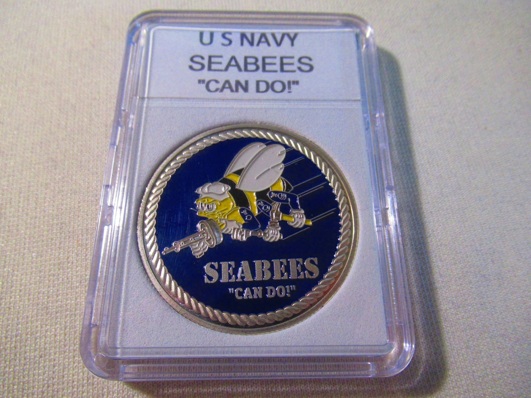 U S Navy SEABEES "can Do!" Challenge Coin - Etsy UK
