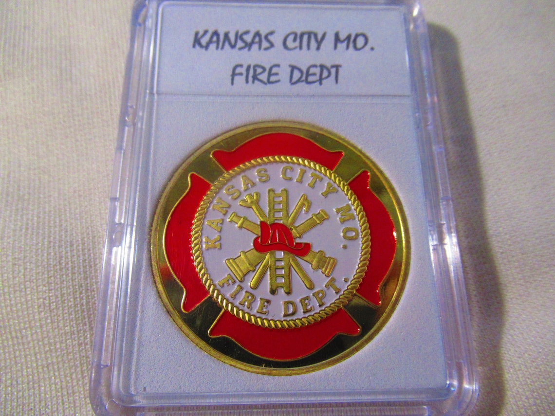 KANSAS CITY FIRE Dept. Challenge Coin - Etsy