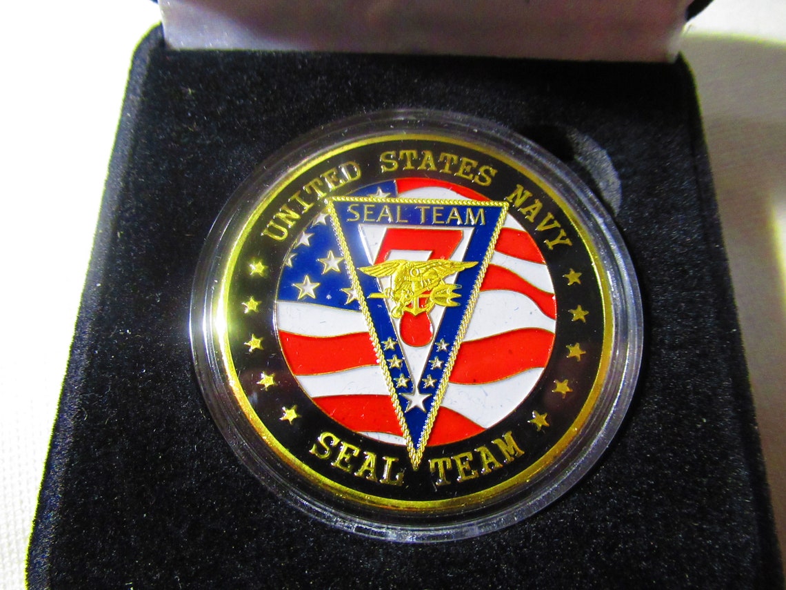 U S Navy SEAL TEAM SEVEN Challenge Coin | Etsy