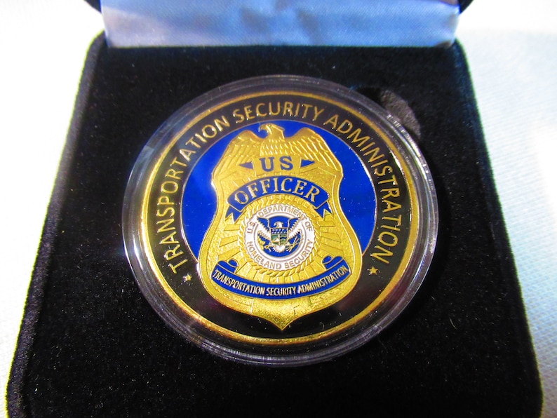 Transportation Security Administration (TSA) Challenge Coin - Etsy