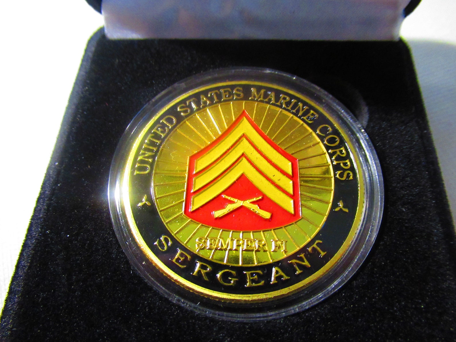 US Marine Corps " SERGEANT " Challenge Coin - Etsy