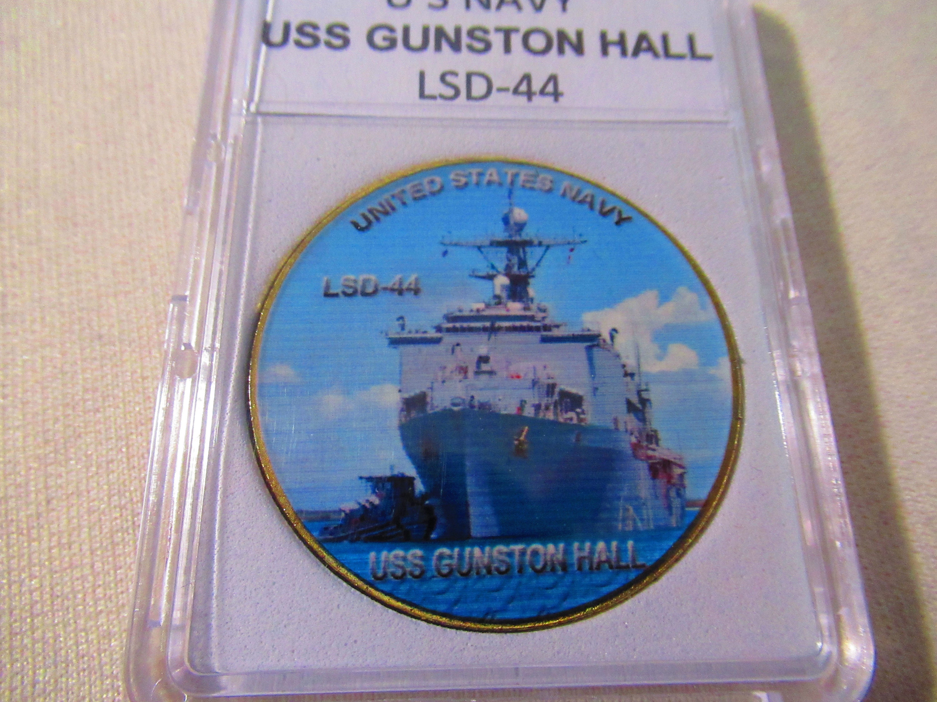 U S NAVY USS Gunston Hall LSD-44 Challenge Coin | Etsy