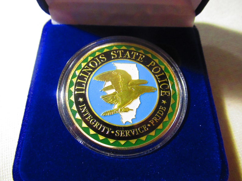 ILLINOIS STATE POLICE Challenge Coin - Etsy