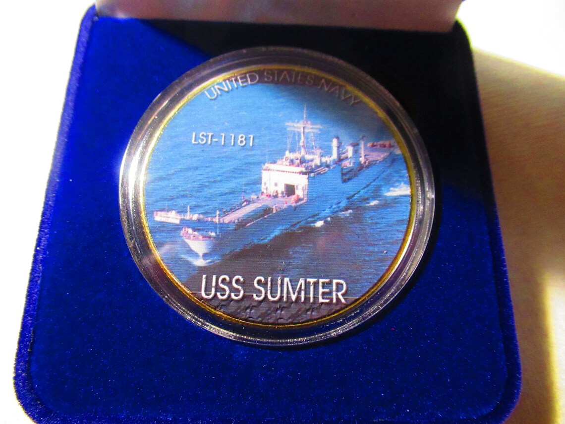 U S Navy USS SUMTER LST-1181 Challenge Coin | Etsy